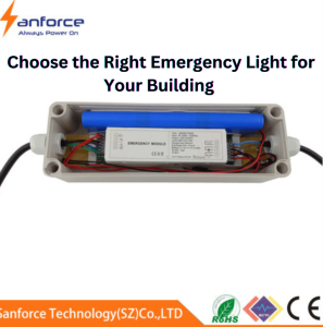 How to Choose the Right Emergency Light for Your Building - Sanforce®